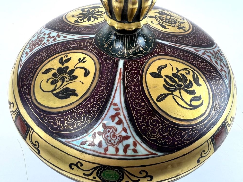 Antike HAAS & CZJZEK Porzellan Bonbonniere / Deckel- Schale (Gebraucht ...