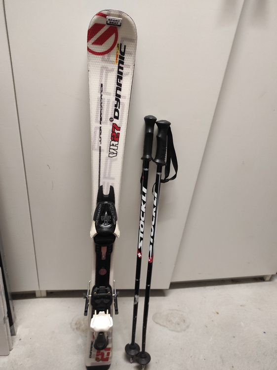 Kinderski Dynamic VR27 mit Bindung und Stöcken (100cm) | Kaufen auf Ricardo