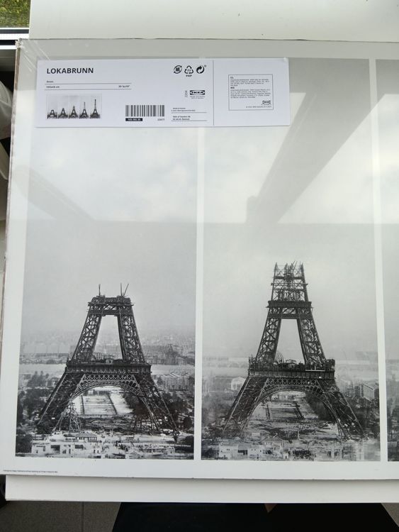 Bild Eiffelturm Konstruktion 5 Phasen, IKEA, LOKABRUNN | Kaufen auf Ricardo