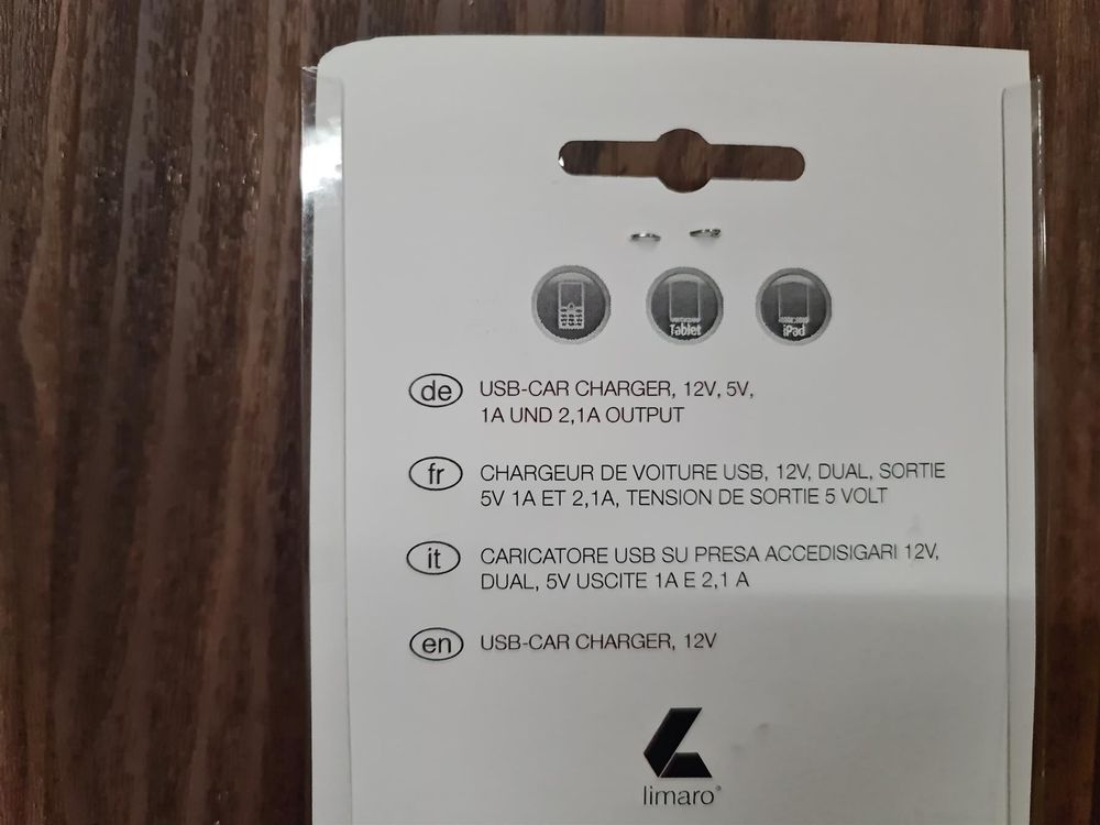 Limaro USB Autoladeadapter 12V ab 1.- (Neu und originalverpackt) in KRINAU für CHF 1 – mit ...