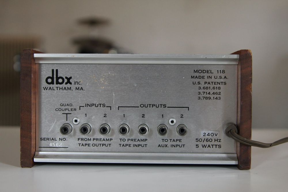 Compressor expander DBX 118 vintage sound | Kaufen auf Ricardo