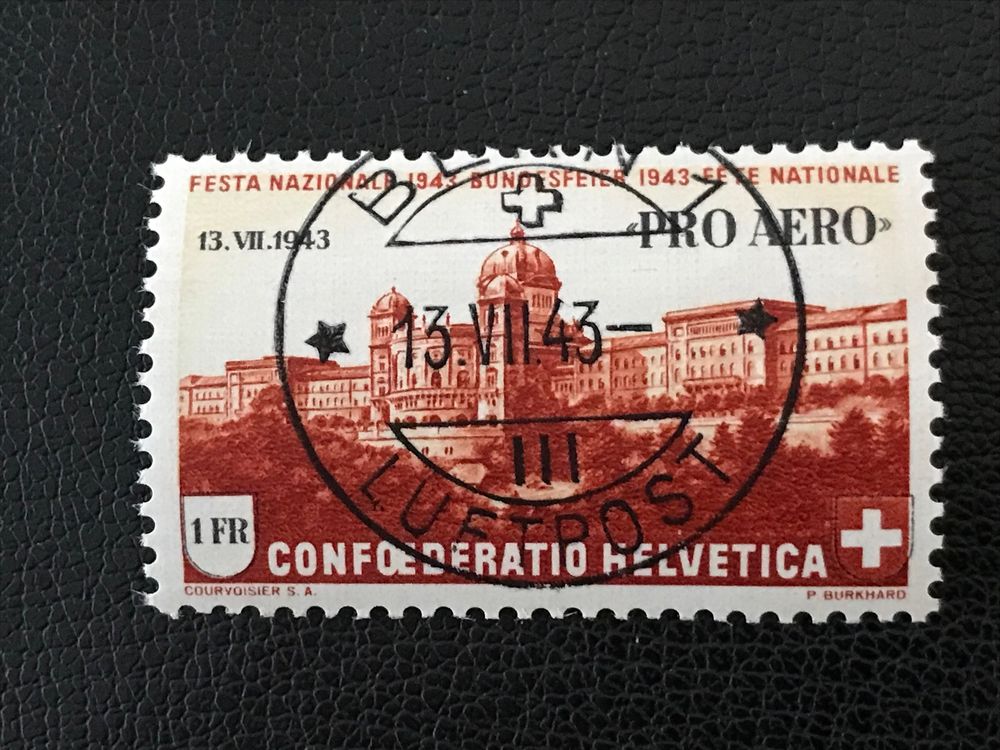 Pro Aero 1943, ET-Vollstempel (Gebraucht) in Stallikon für CHF 9 – mit Lieferung auf Ricardo kaufen