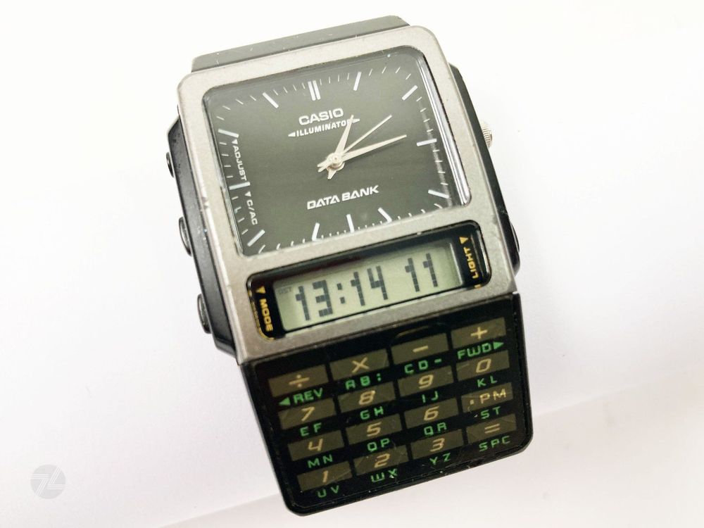 Casio ABC-30 DataBank Digital Analog Uhr 2332 Vintage (Gebraucht) in ...