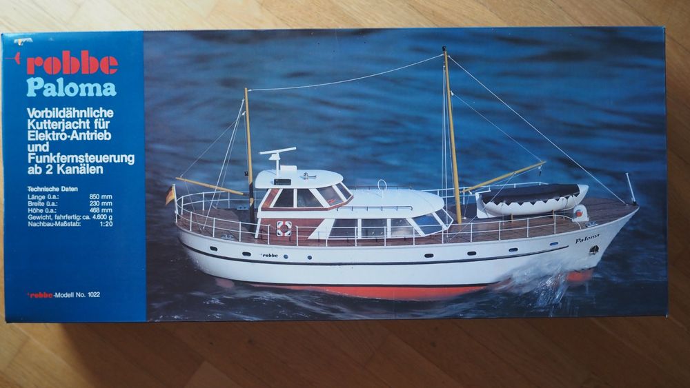 robbe "Paloma" RC Kutterjacht (vintage) (Neu (gemäss Beschreibung)) in für CHF 299 – nur ...