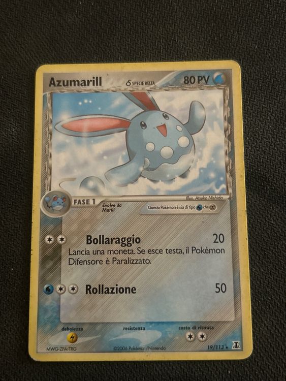 Pokemon card old 2005 EX Delta Species, Azumarill 19/113 (Gebraucht) in ...