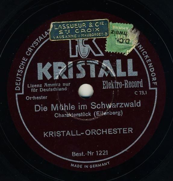 Kristall-Orchester Mühle Im Schwarzwald / Schmiede Im Walde (Gebraucht ...