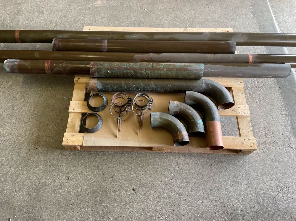 Fallrohre Kupfer 100 mm (Gebraucht) in für CHF 250 – nur Abholung auf ...