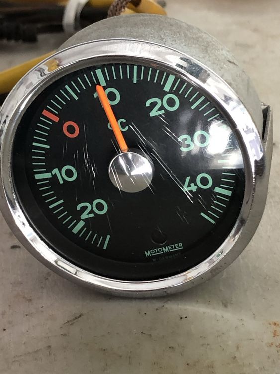 Jauge de température Porsche 911 Motometer 60mm (Neu (gemäss ...