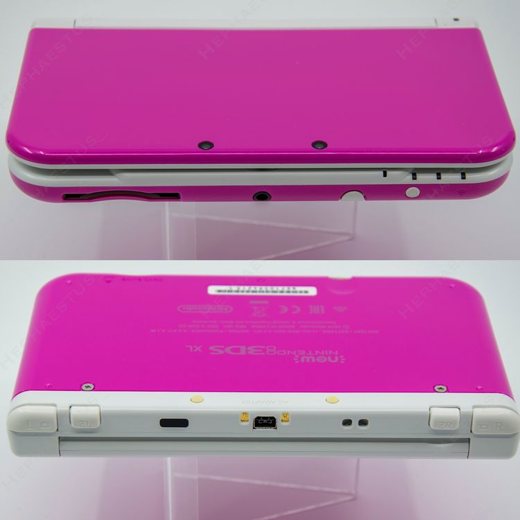 New Nintendo 3DS XL Pink/White + 7 Spiele (Mario-Set) + OVP (Gebraucht ...