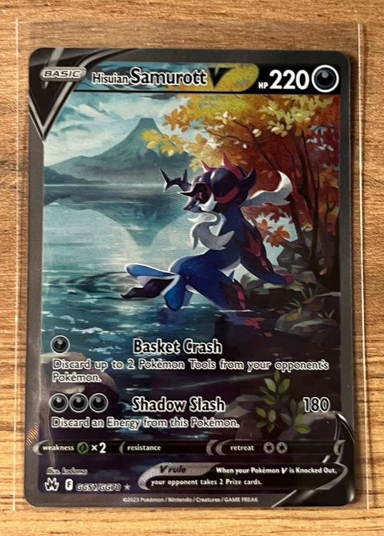 Hisuian Samurott V GG51/70 Pokemon Crown Zenith | Kaufen auf Ricardo