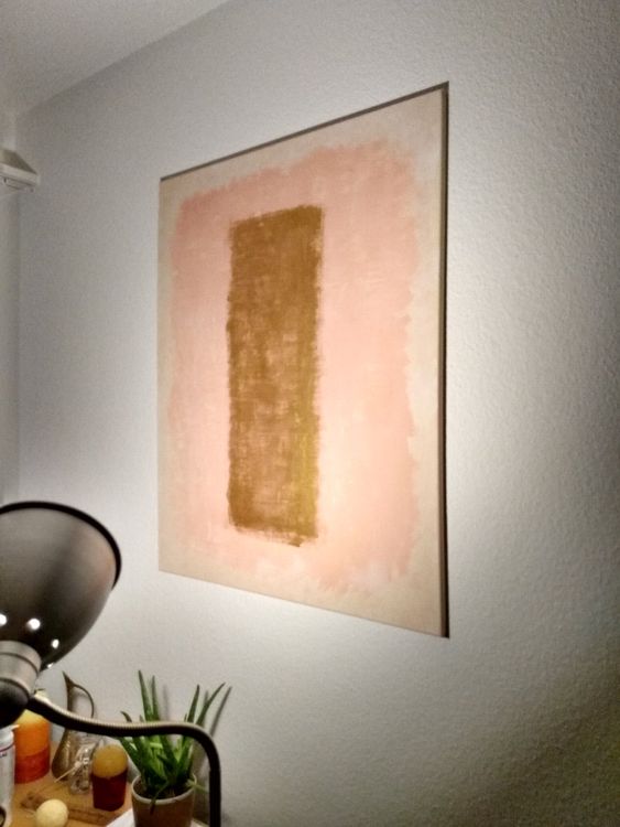 Unikat abstrakt Bild mit goldenen Motiven, XL | Kaufen auf Ricardo