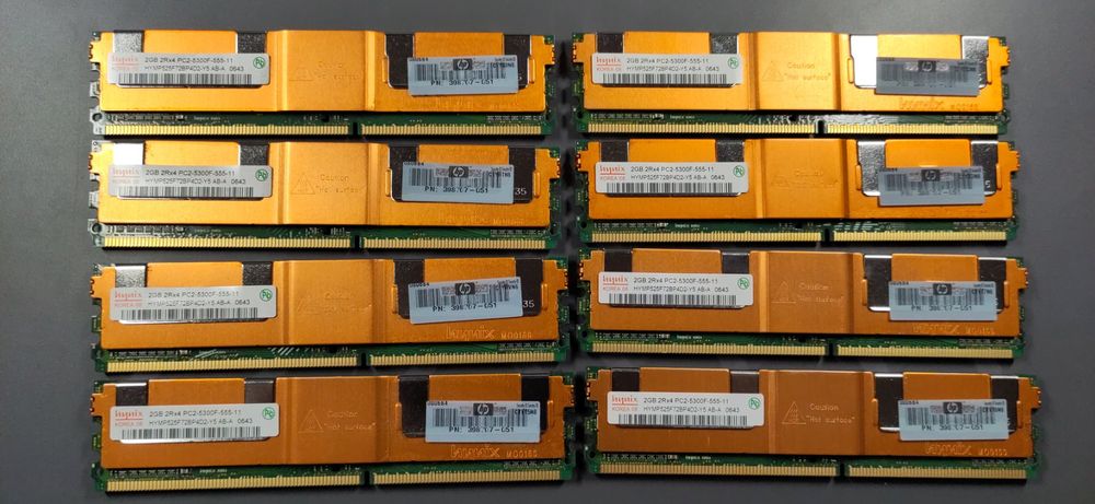 8x 2GB 2Rx4 PC2-5300F Fully Buffered RAM Hynix (Gebraucht) in Widnau ...