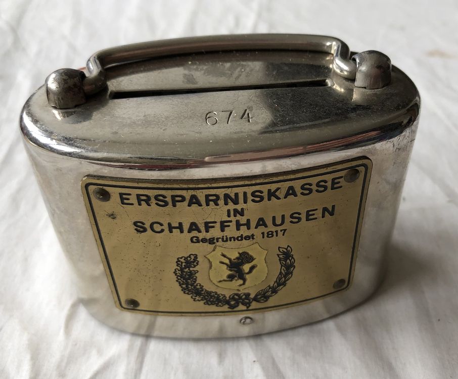 Altes Sparkässeli / Spardose - Ersparniskasse Schaffhausen | Kaufen auf ...