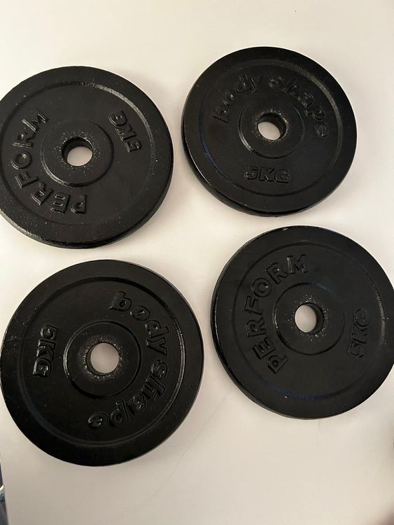 4 Disques de musculation fonte 5kg 28mm (D'occasion) à Wädenswil pour ...