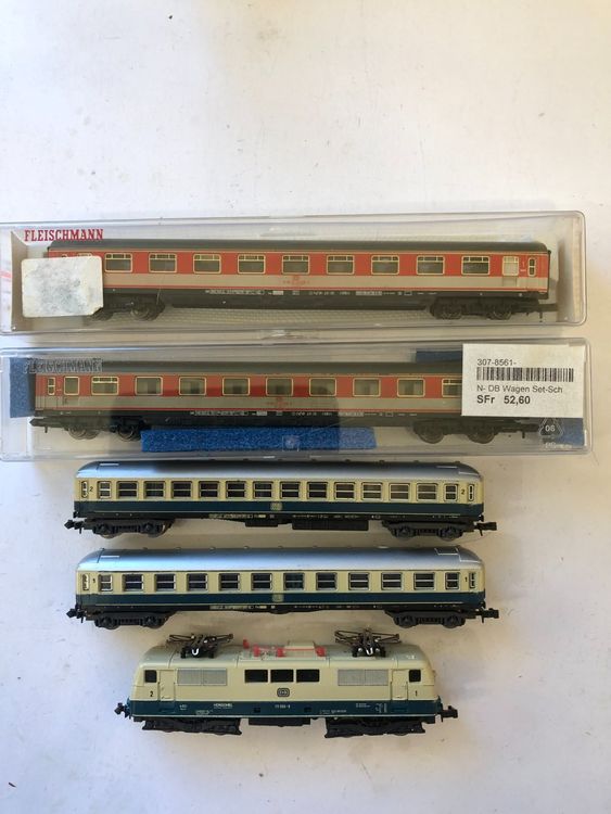 Spur N, Fleischmann / Lima Zug, Lok AEG Henschel 111-004 8 (Gebraucht ...