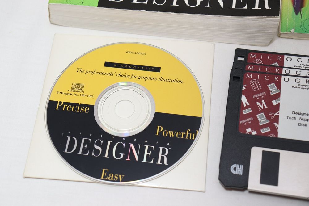 Micrografx Designer + Windows 3.1 Disketten, Retro 1993 (Gebraucht) in ...