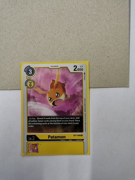 Digimon/Patamon (Parallel Rare) BT1-048 R | Kaufen auf Ricardo