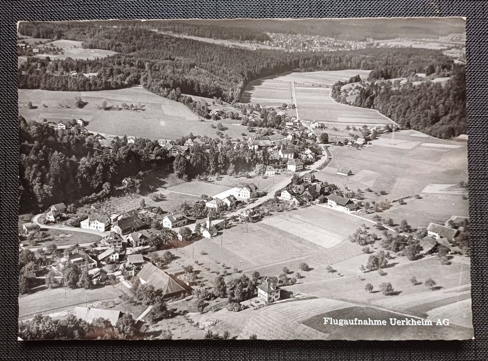 AK Flugaufnahme UERKHEIM Aargau | Kaufen auf Ricardo