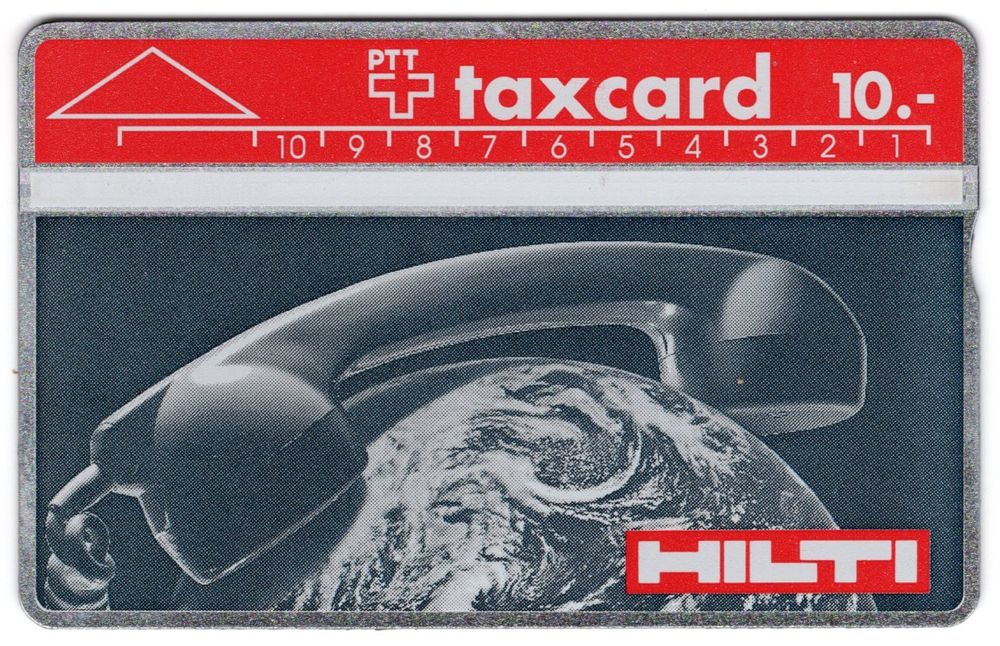 HILTI (Schweiz) AG, Adliswil - seltene Firmen Taxcard (Neu (gemäss Beschreibung)) in Eglisau für ...
