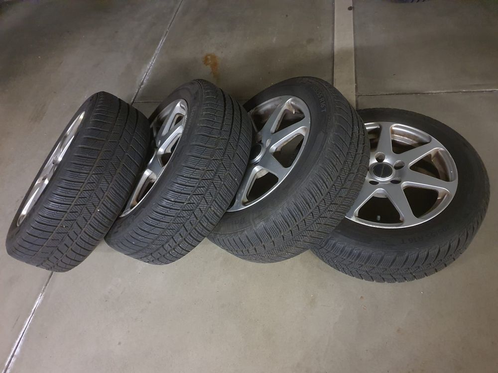 Barum Winterräder 205/55 R16 T auf Alufelgen (Gebraucht) in Oberwil BL ...