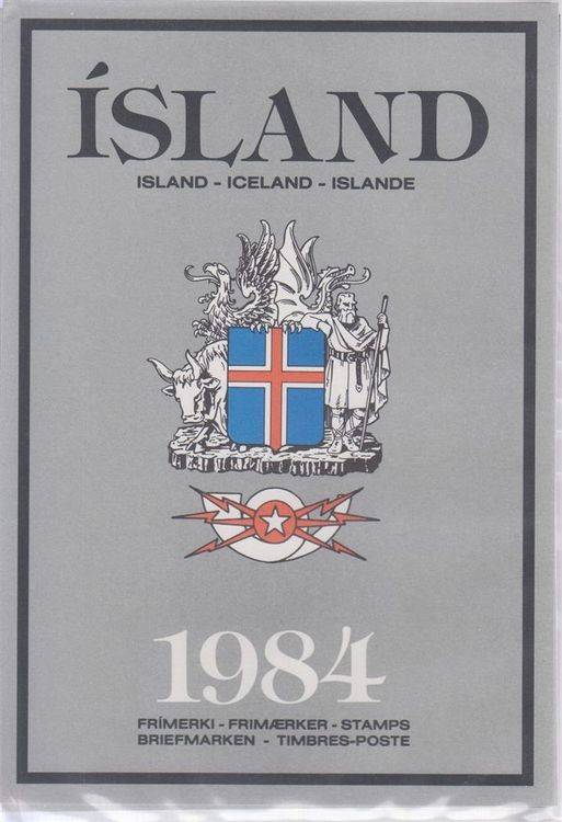 Island Briefmarken 1984 Jahres Sammelmappe postfrisch (Neu (gemäss ...