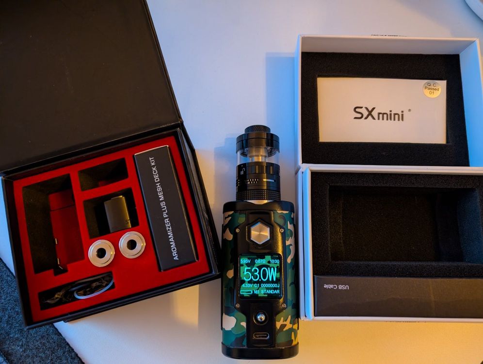 SX Mini G-Class mit Aromamizer Plus V2 "Black" (Gebraucht) in Münsingen ...