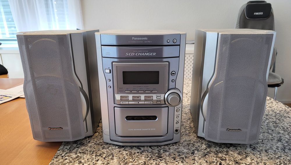 Panasonic CD-Stereoanlage SA-PM11 5 CD-Wechsler | Kaufen auf Ricardo