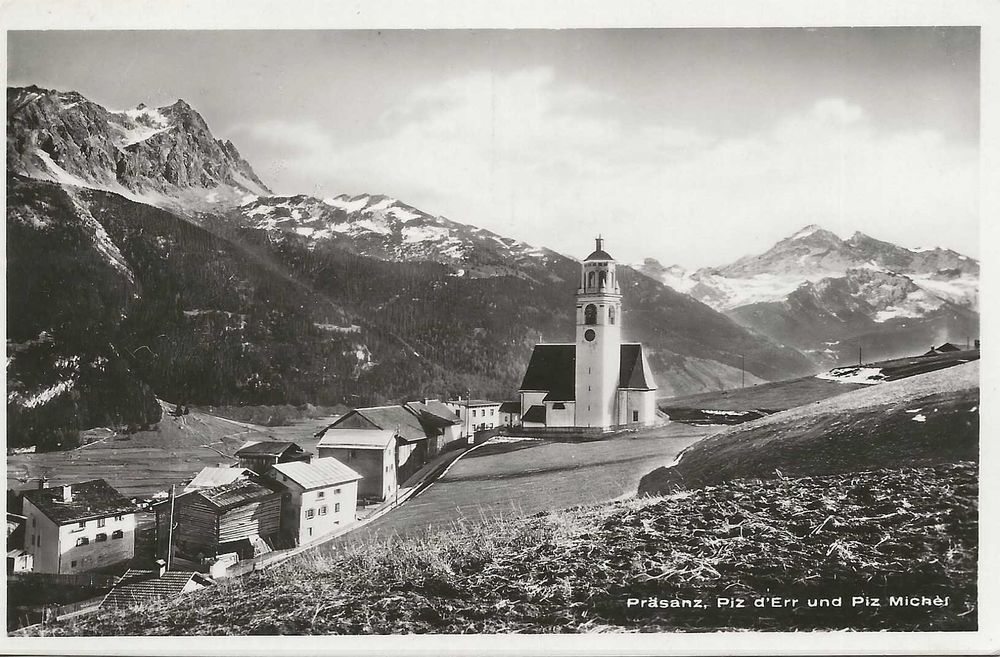 Präsanz Parsonz GR Surses Savognin Oberhalbstein 1955 (Neu (gemäss ...