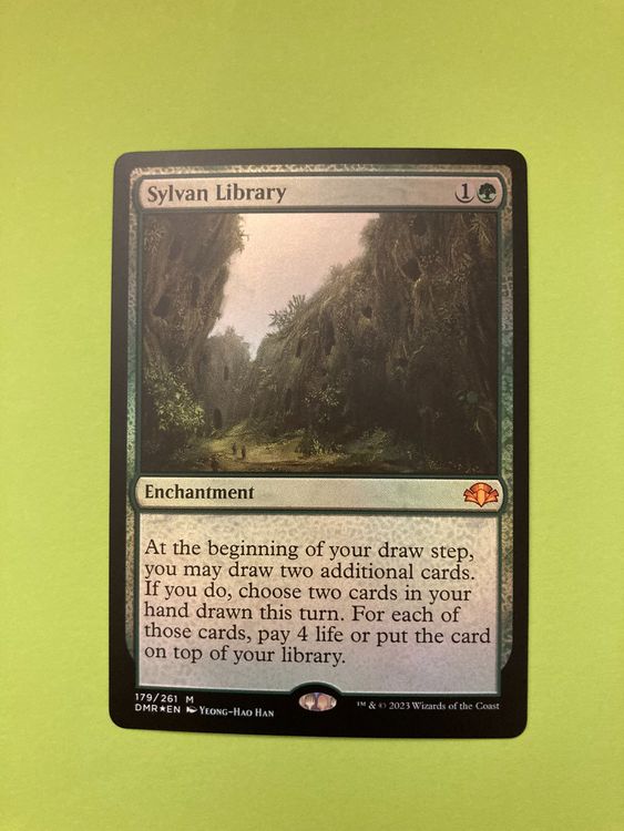 Foil Sylvan Library Dominaria Remastered NM | Kaufen auf Ricardo Foil Sylvan Library Dominaria Remastered NM | Kaufen auf Ricardo