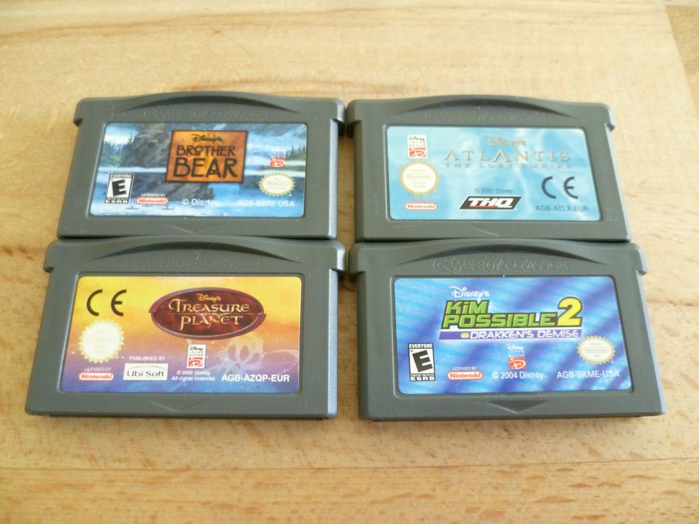 4 Game Boy Advance GBA Disney Spiele für Kinder | Kaufen auf Ricardo