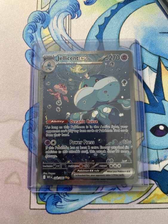 Pokemon Whitw Flare Jellicent EX SIR 168/086 (Neu (gemäss Beschreibung ...