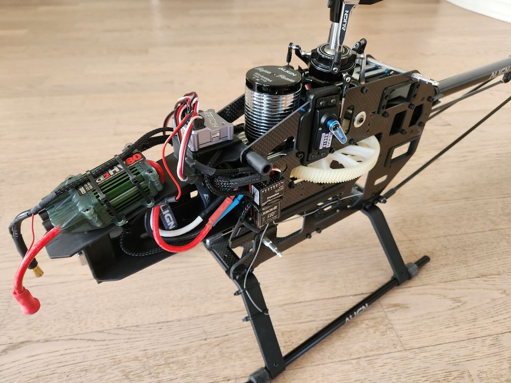 Align T-Rex 600 inkl. HC3SX Flybarless, Empfänger und Akku's (Gebraucht ...