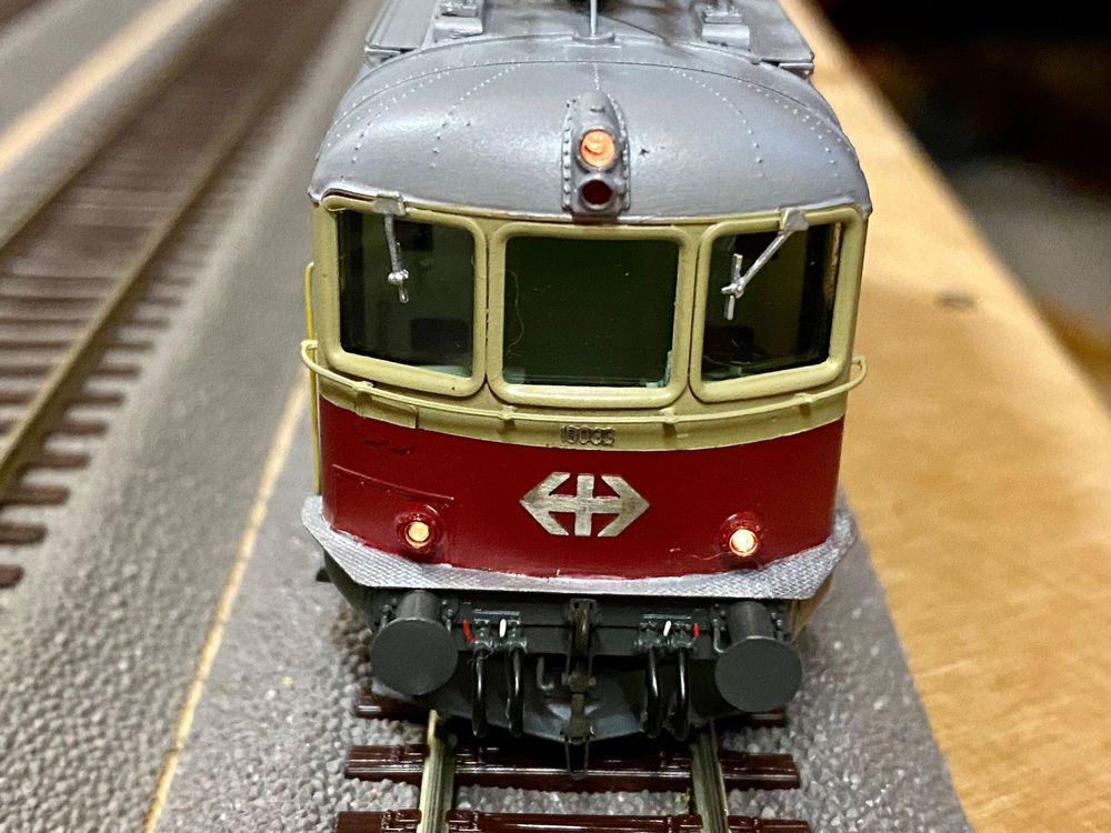 Lemaco H0-021/2 (H0 GS) SBB-CFF Re 4/4I 10033 TEE neuwertig (Neu ...