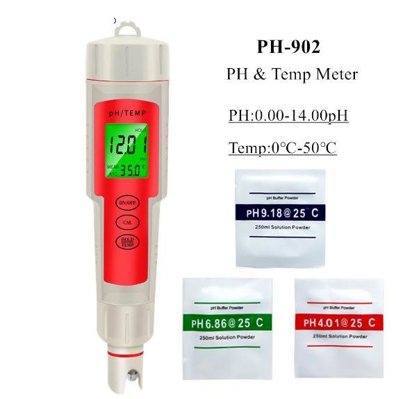 Digitales PH / TEMP Meter Messgerät Hintergrundbeleuchtung (Neu und originalverpackt) in ...