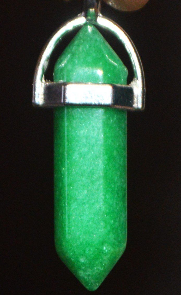 Anhänger L-6083 – Malaysia Jade Säule ca. 35x8mm (Neu und ...