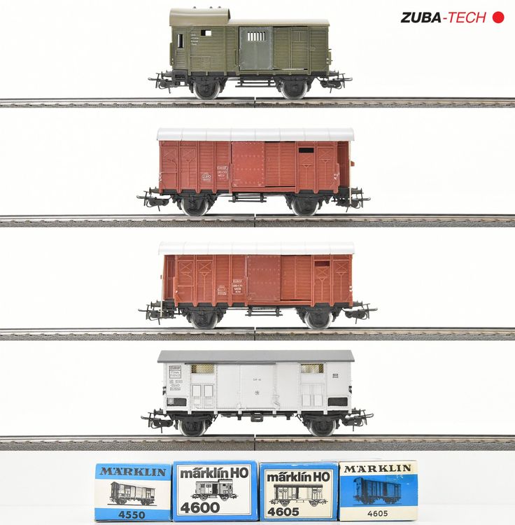 Märklin 4x Güterwagen der SBB/DB/FS, Spur H0 WS mit OVP | Kaufen auf Ricardo