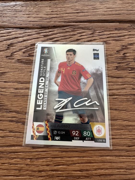Topps Euro 2024 Match Attax - Legend - Xabi Alonso LSS15 (Neuf (Voir ...