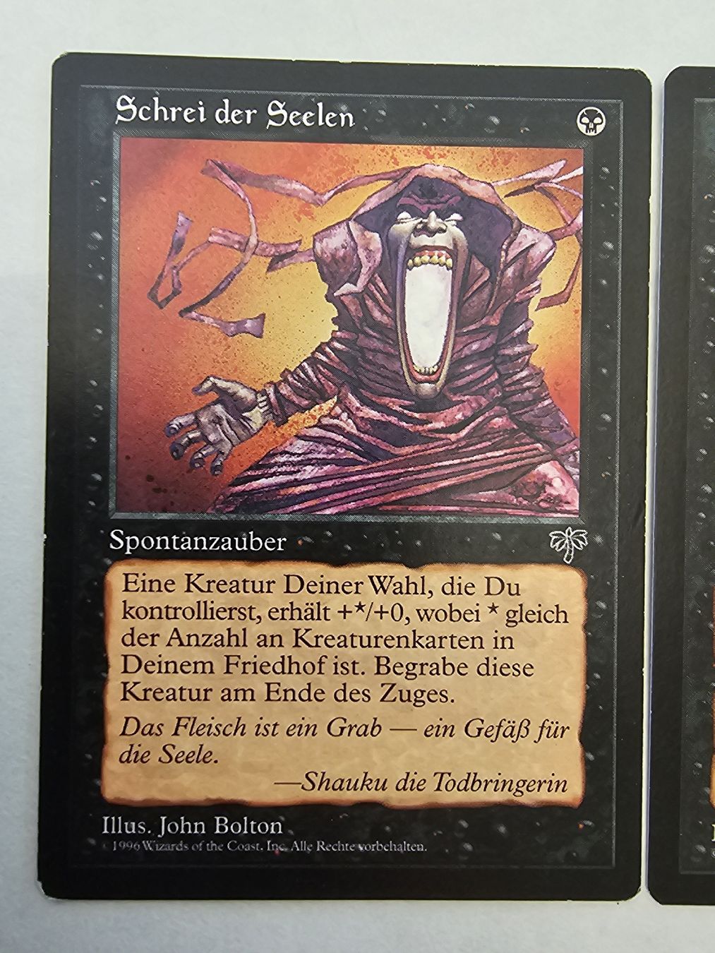 Magic The Gathering: 2 x Schrei der Seelen - Selten (Gebraucht) in ...