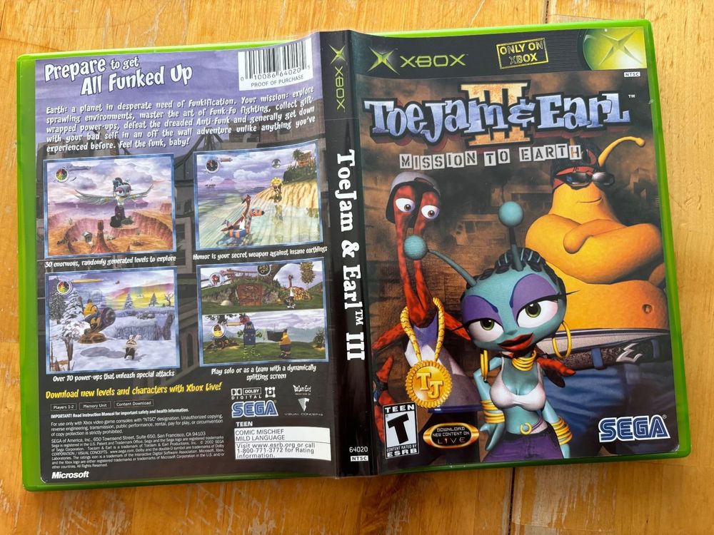 Toe Jam & Earl III Mission to Earth (CIB) (Gebraucht) in Frenkendorf für CHF 29.95 – mit ...