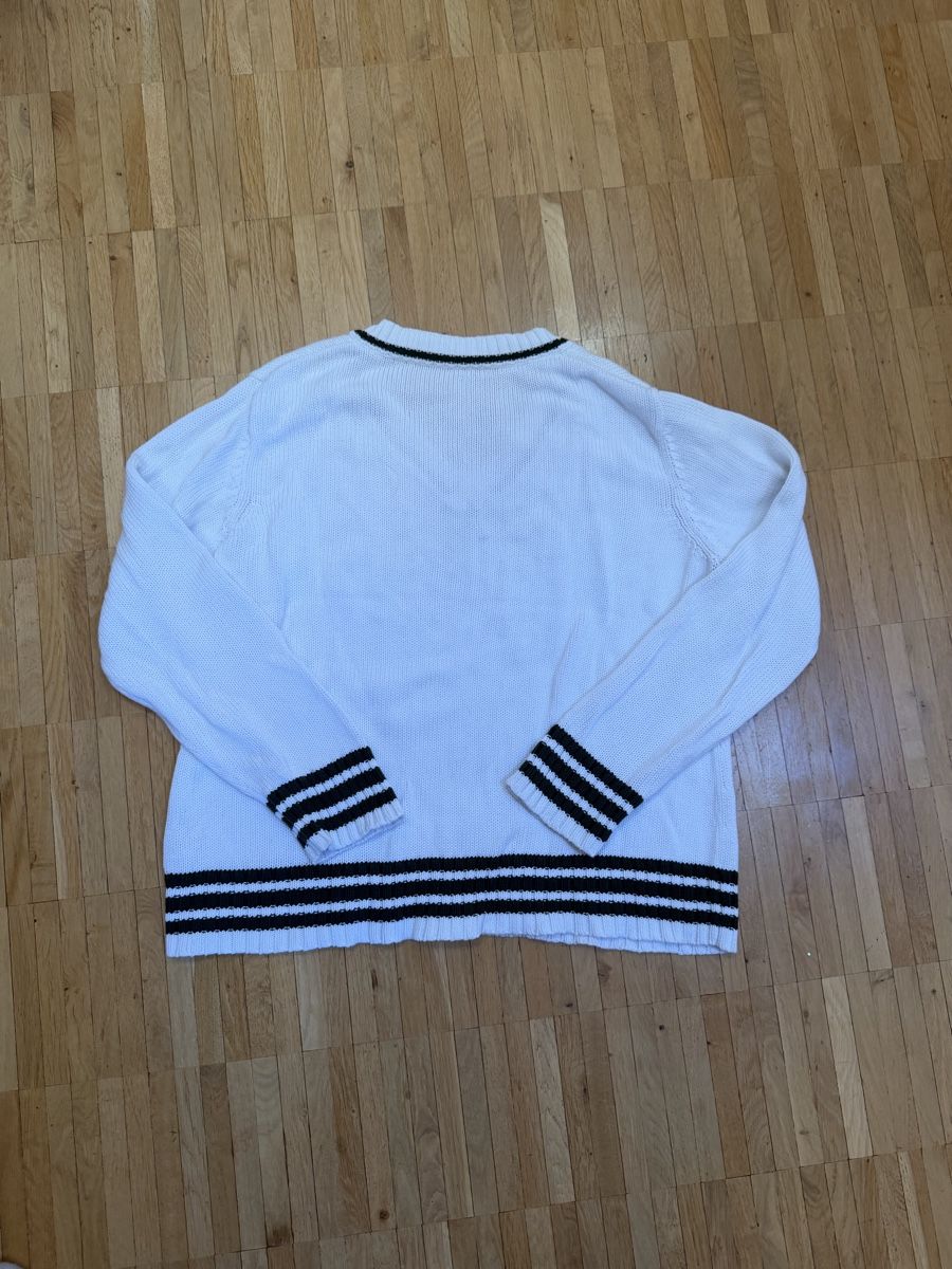 Cable Knit V-Neck Winter Sweater - Preppy Style, Warm! (Neu (gemäss ...