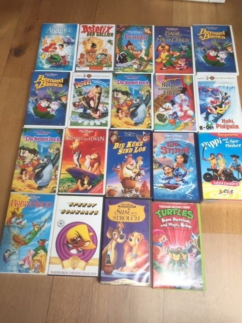 VHS Video Comics Sammlung Disney, 19 VHS (Gebraucht) in Steinach für ...