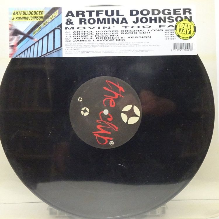 Artful Dodger Ft. Romina Johnson – Movin' Too Fast VG/Gen. (Gebraucht ...