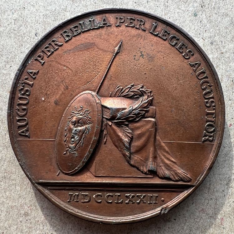 1772 Medaille Katharina II von J.C. Mörikofer *RAR" (Gebraucht) in ...