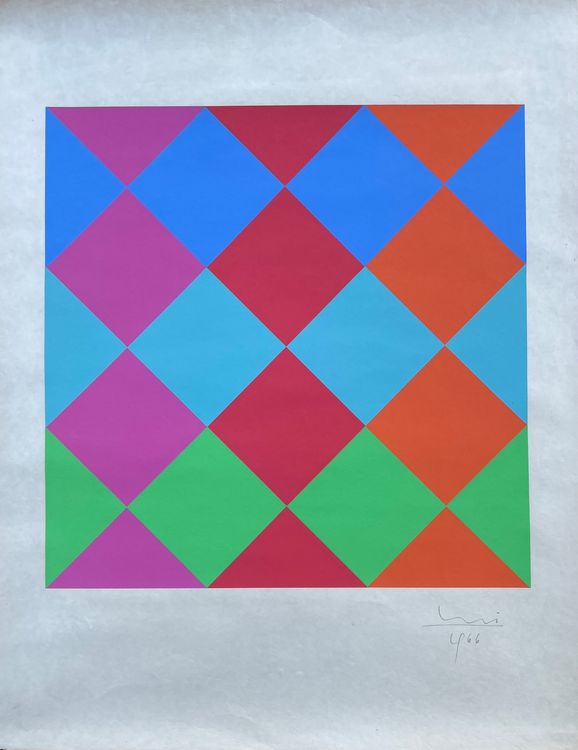 Max Bill (1908-1994) Serigraphie Handsigniert (Gebraucht) in Root für CHF 370 – mit Lieferung ...