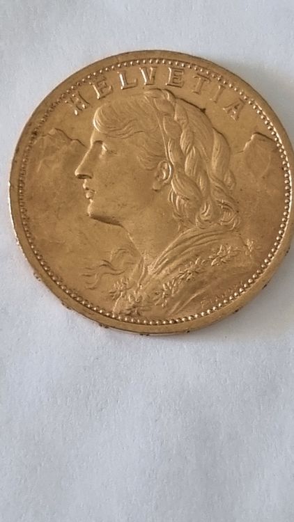 Vreneli 20 Fr 1907 B RARE | Kaufen auf Ricardo