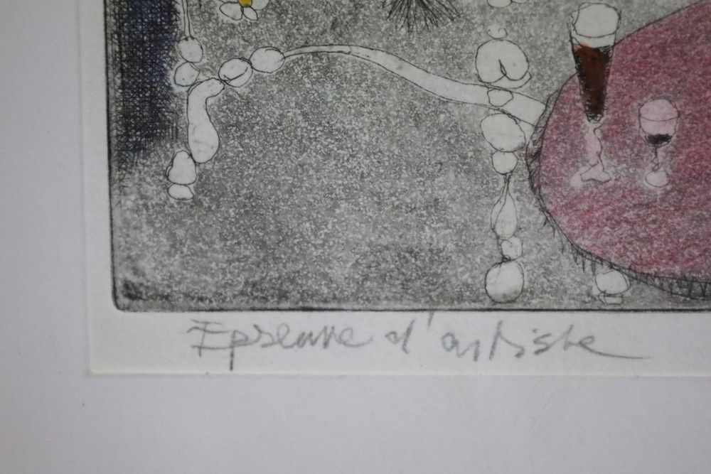 Marco Richterich 1929-1997, Radierung, Erotik, handsigniert (Gebraucht) in Zug für CHF 88 – mit ...