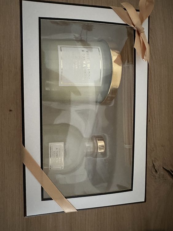 Duftkerze & Diffuser Set - White Woods & Tonka Bean 49 (Neu und ...