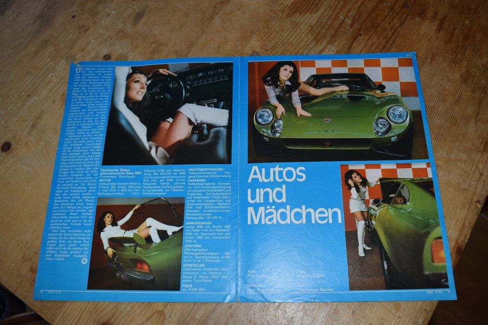 VINTAGE ITALIA IMX Poster DAZ 1970 | Kaufen auf Ricardo