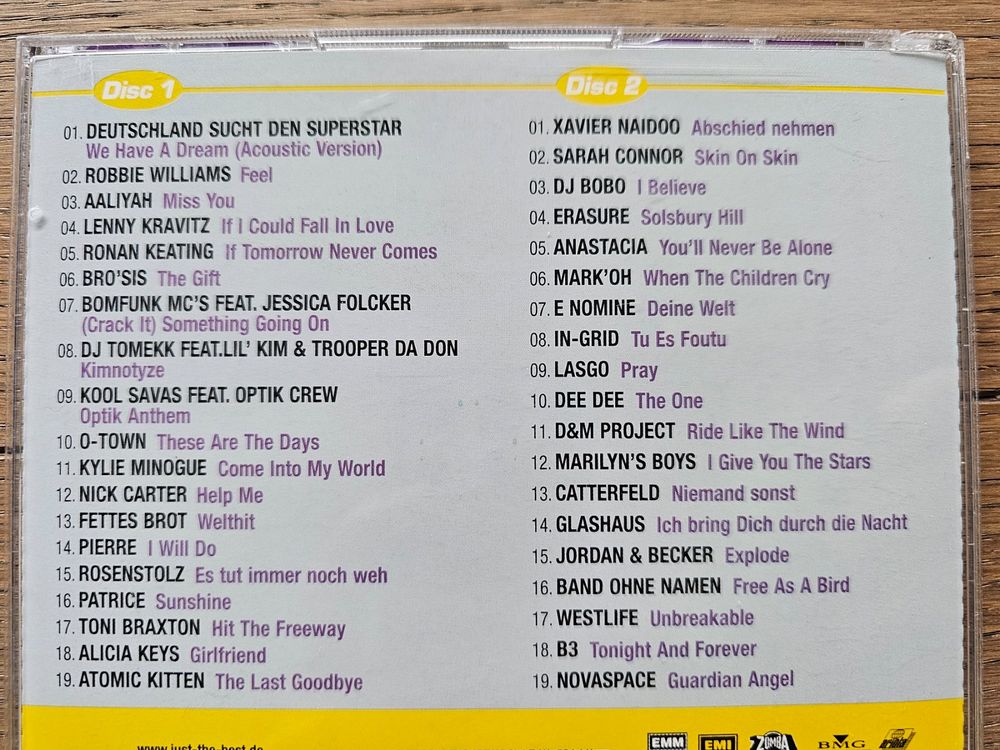 CD-Sampler Mega Hits 1999, 2000, 2003; 4 x 2 CD's | Kaufen auf Ricardo