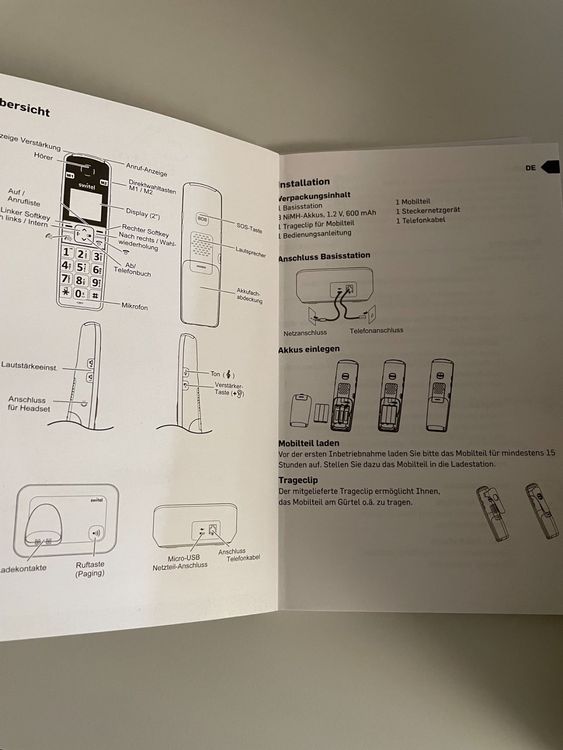 Senioren-Telefon mit SOS Knopf & extra grossen Tasten SWITEL | Kaufen auf Ricardo